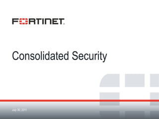 Fortinet Perspectiva Coporativa | PPTX