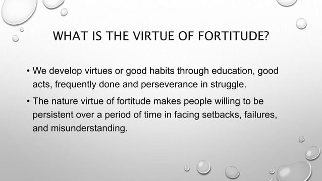 Fortitude | PPTX | Spirituality | Religion & Spirituality