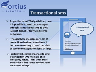 FORTIUS INFOCOM PRIVATE LIMITED | PPT