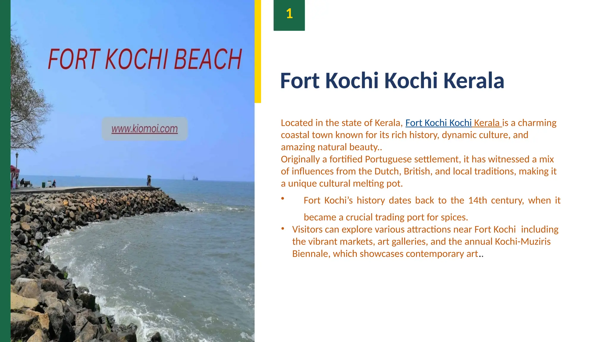 Discover The Marvel Of Fort Kochi Kochi Kerala | PPTX