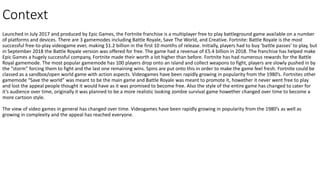 Fortnite analysis | PPTX