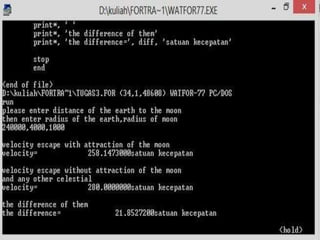 tugas bahasa fortran | PPT