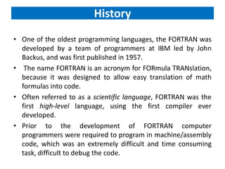 Fortran 95 | PPTX