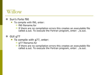 Fortran compiling 2 | PPT