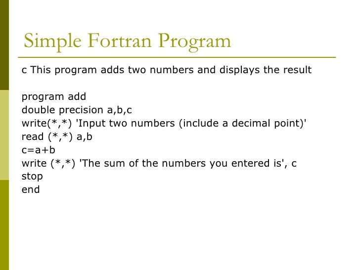 Simply fortran 2 trial - uafalas Simply fortran 2 trial - uafalas