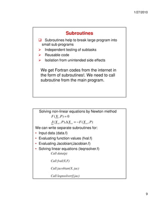 Fortran introduction | PDF