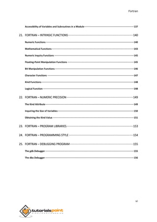 Fortran tutorial | PDF