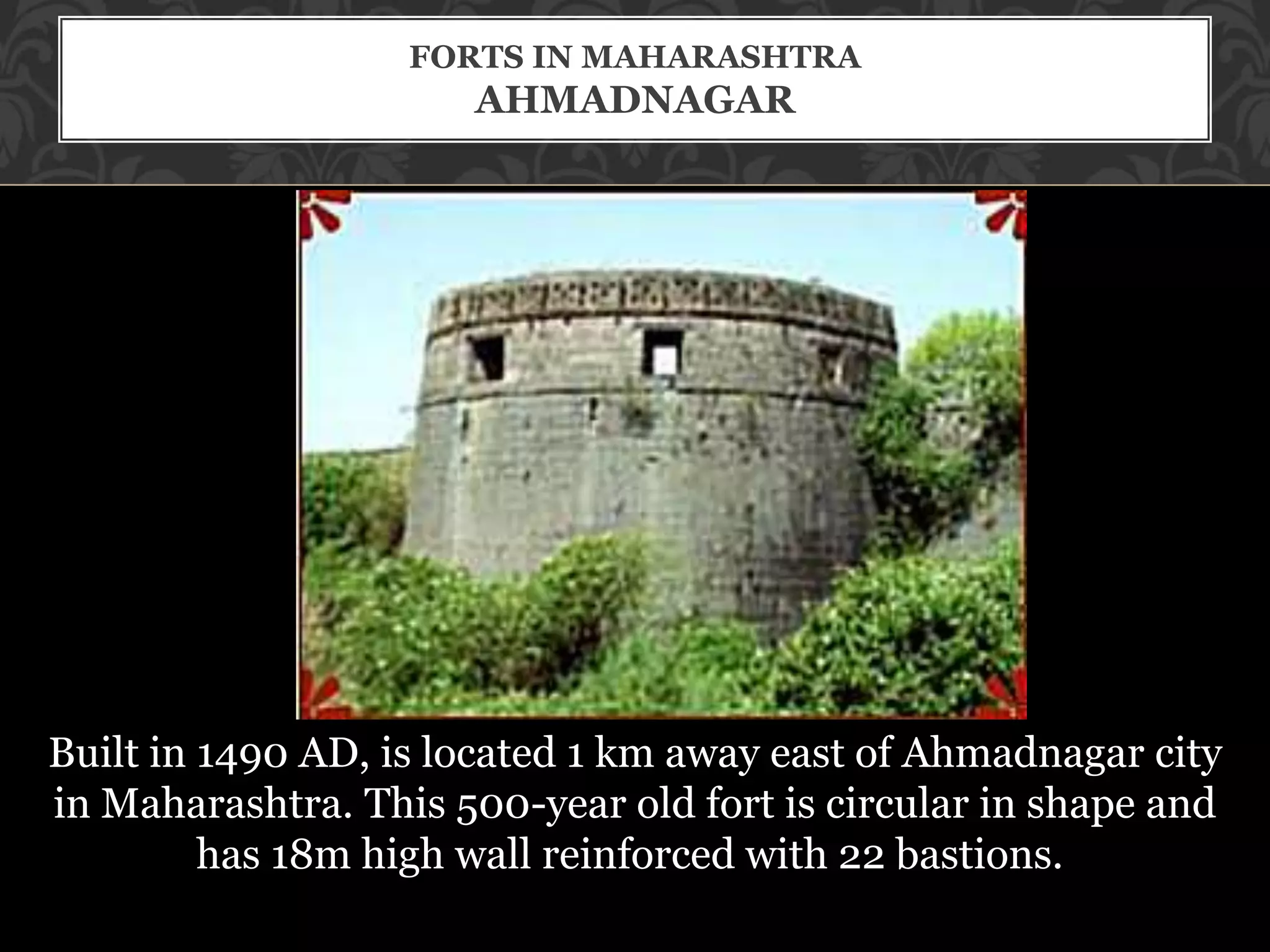 Forts in Maharashtra | PPTX