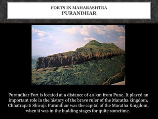 Forts in Maharashtra | PPTX