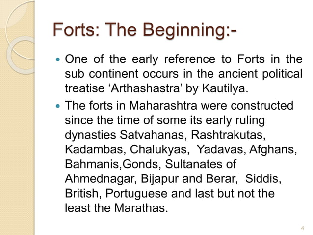 दुर्ग राजा जाणता राजा छत्रपती शिवाजी राजा Forts in maharashtra | PPT