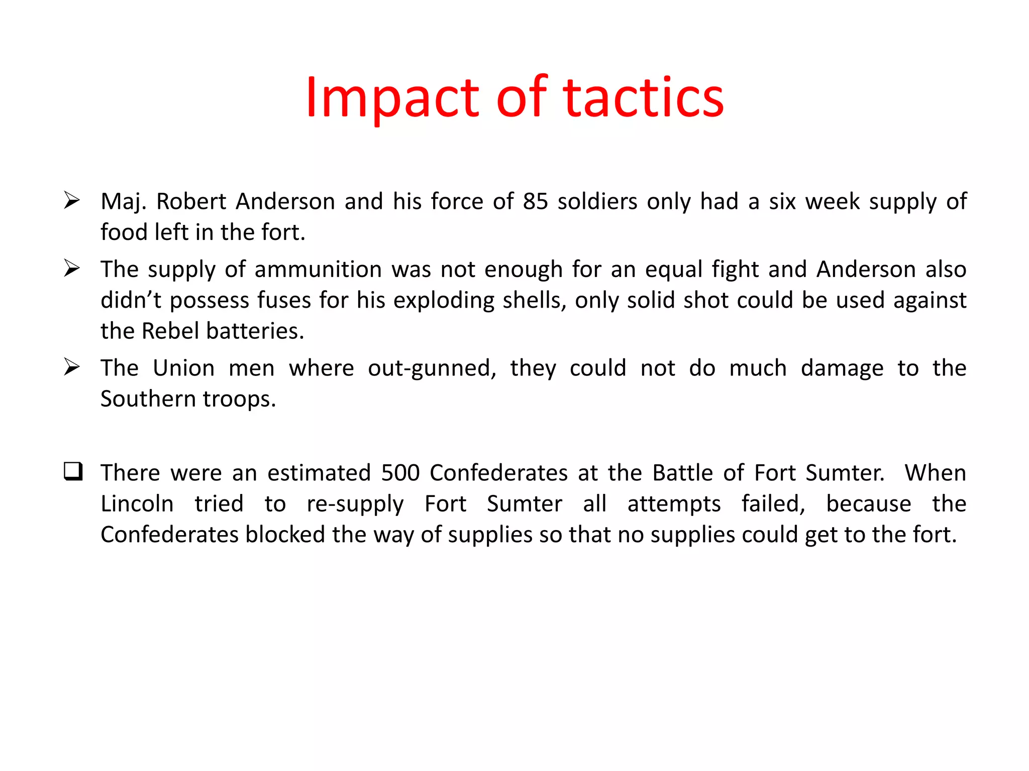 Fort sumter powerpoint | PPTX