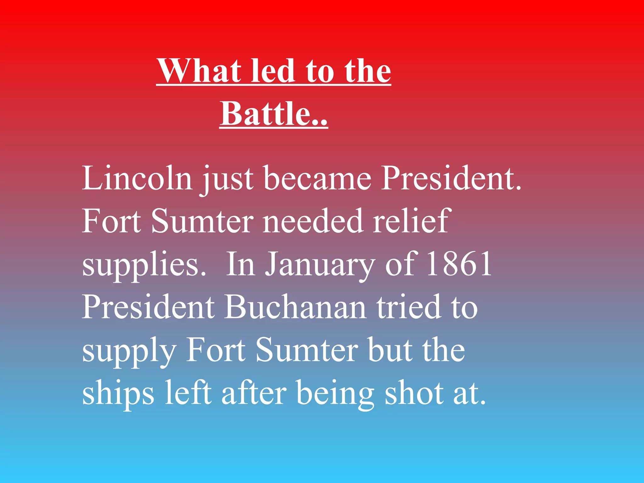 Fort Sumter Battle | PPT