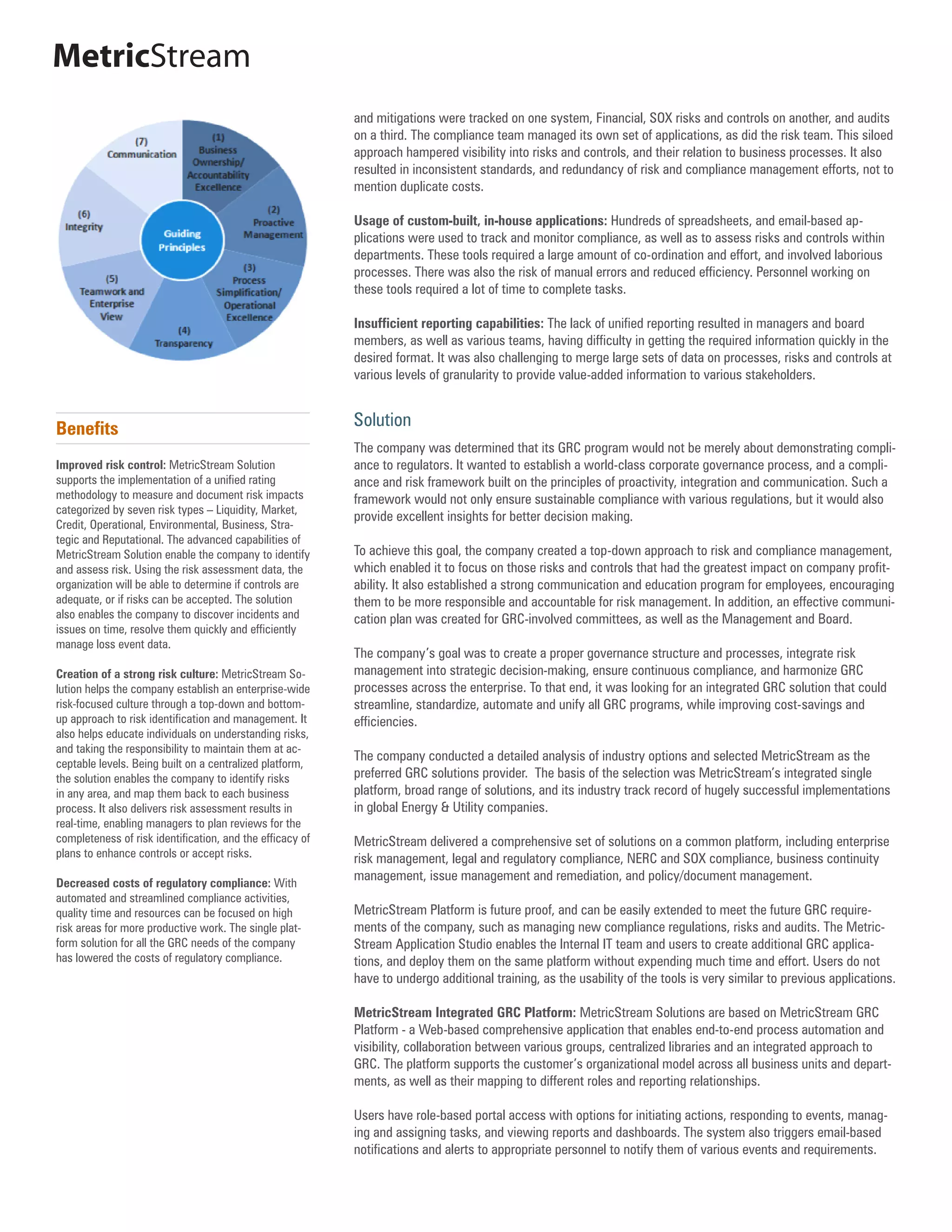 Governance, Risk and Compliance- Energy Industry | PDF