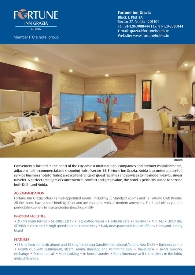 Fortune inn grazia,Noida | PDF
