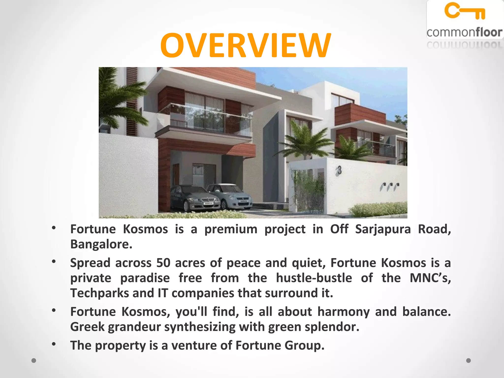 Fortune kosmos bangalore | PPT