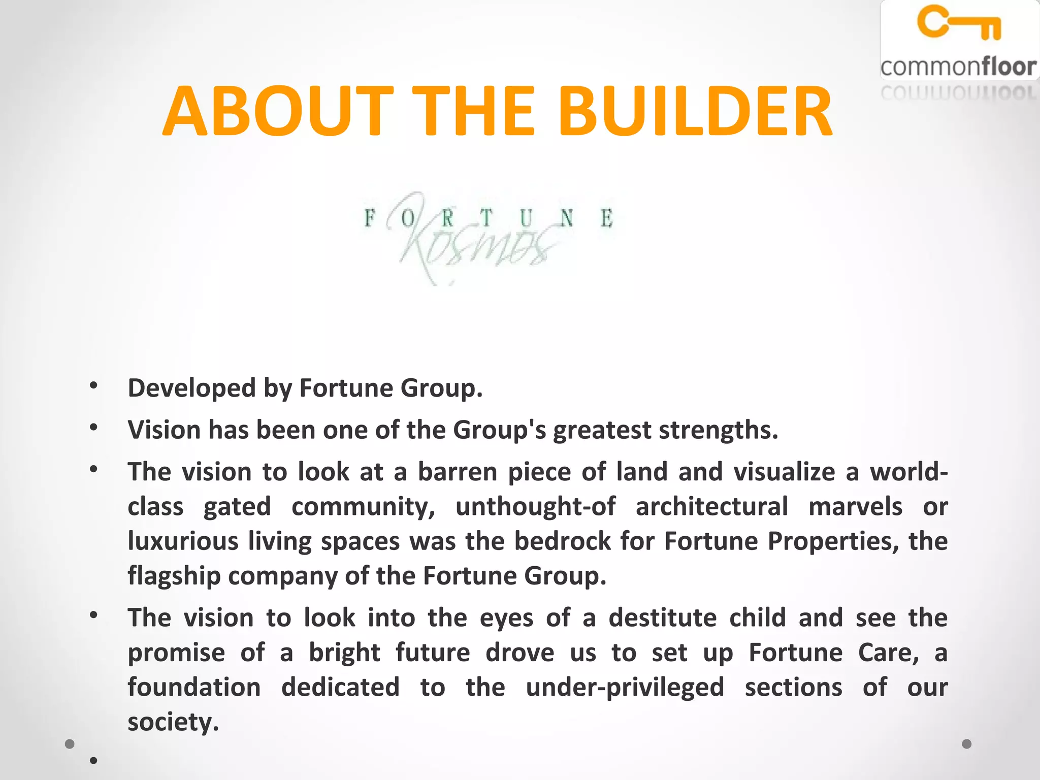 Fortune kosmos bangalore | PPT