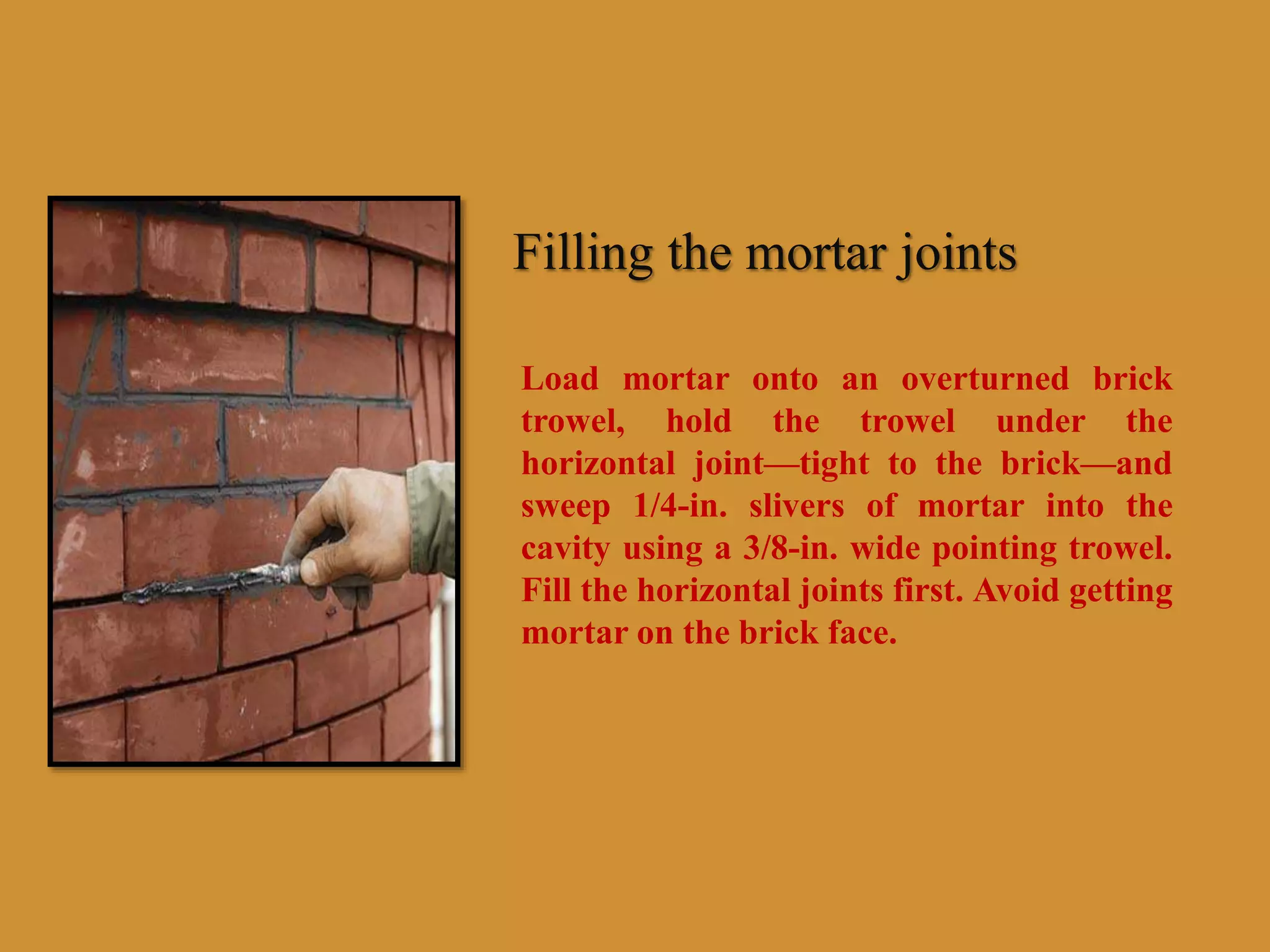 How TO Repair Mortar Joints | PPTX