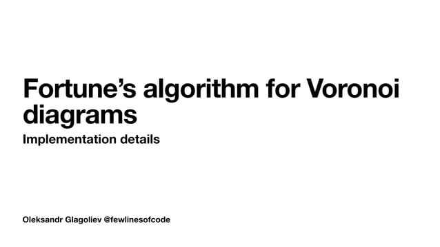 Fortune's algorithm | PDF | Geography | Science