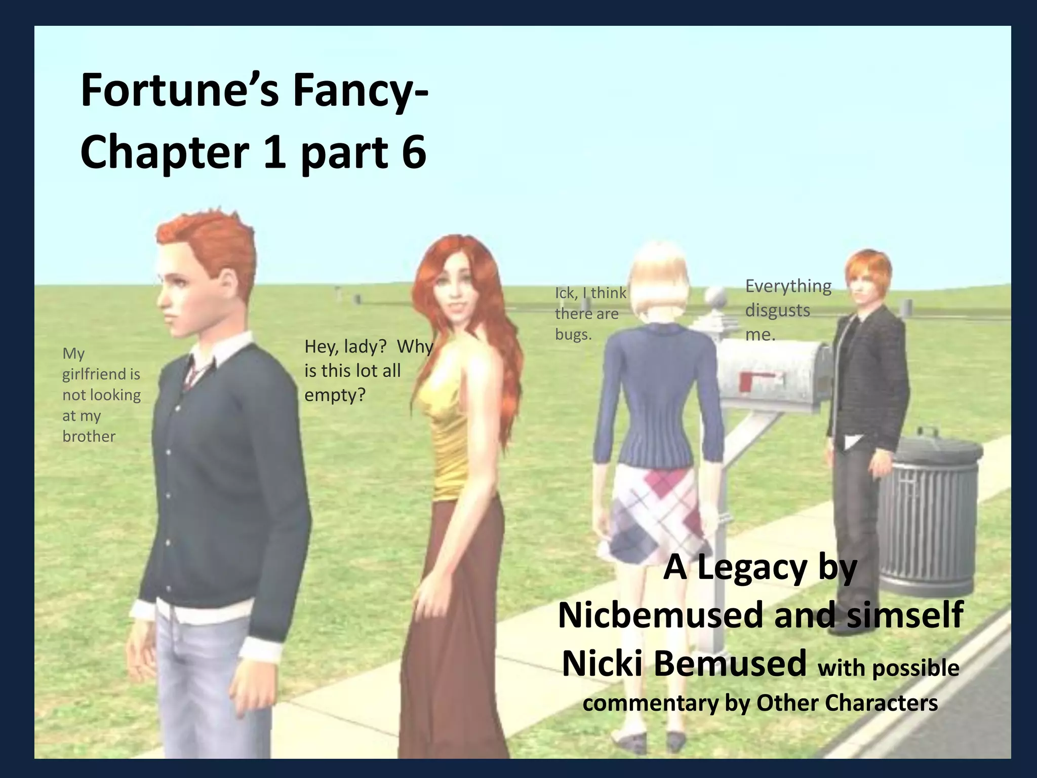 Fortune’s fancy chapter 1-6 | PPT
