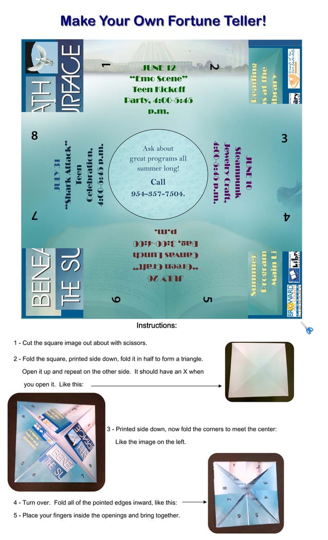 Fortune Teller - Summer Reading 2013 | PDF