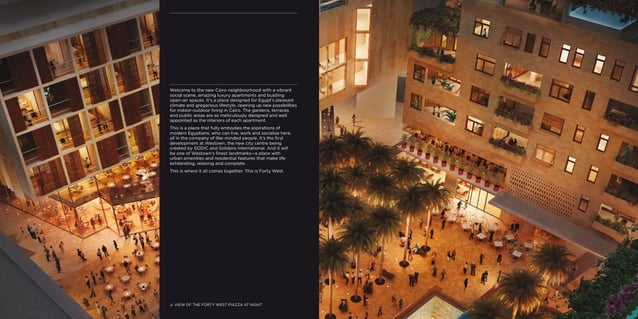 Forty west factual brochure , Sodic Projects , Egypt , Zayed City | PDF