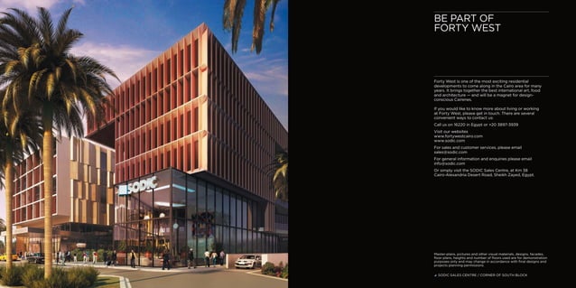 Forty west factual brochure , Sodic Projects , Egypt , Zayed City | PDF