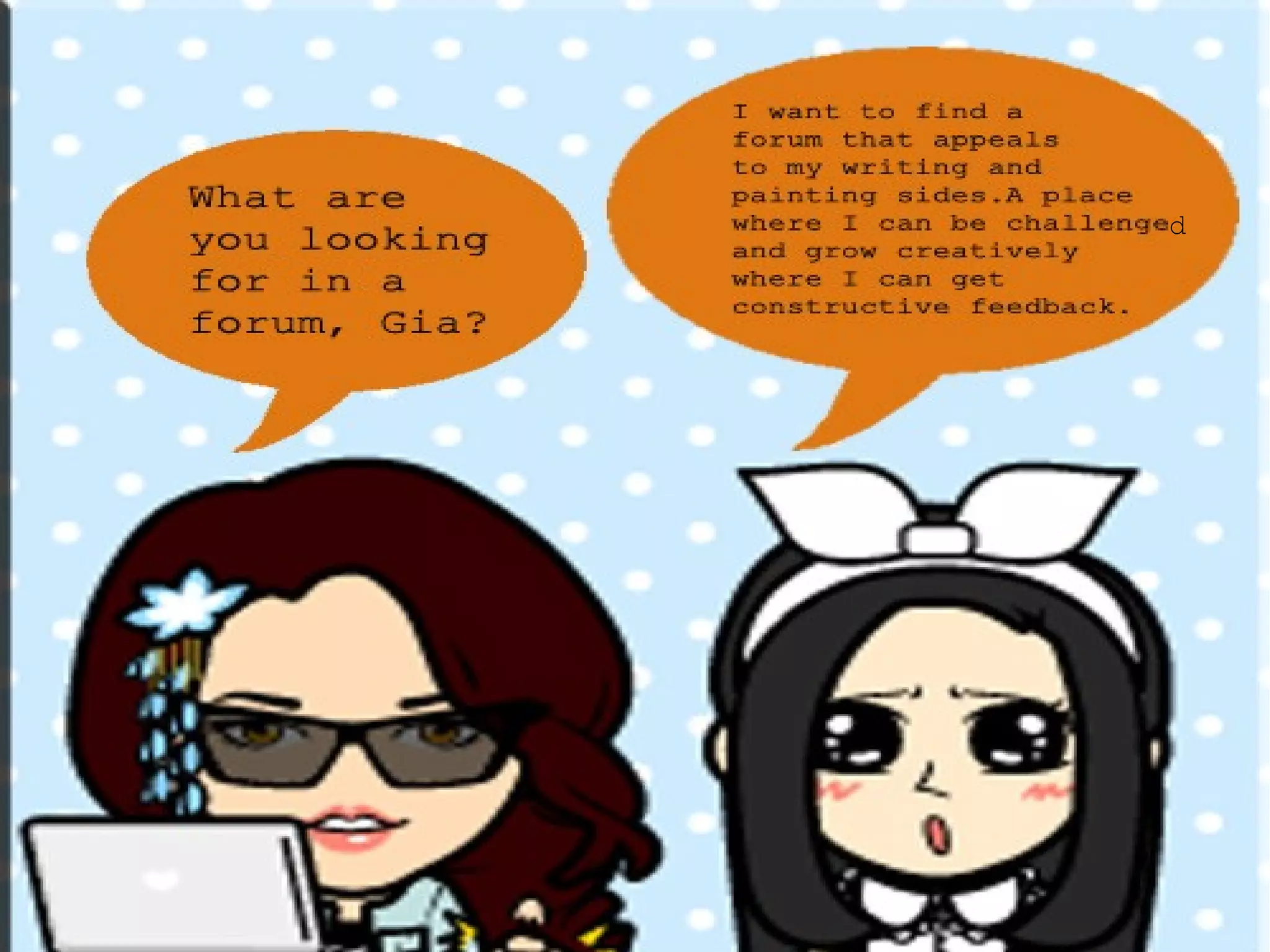 A Forum Comic Strip