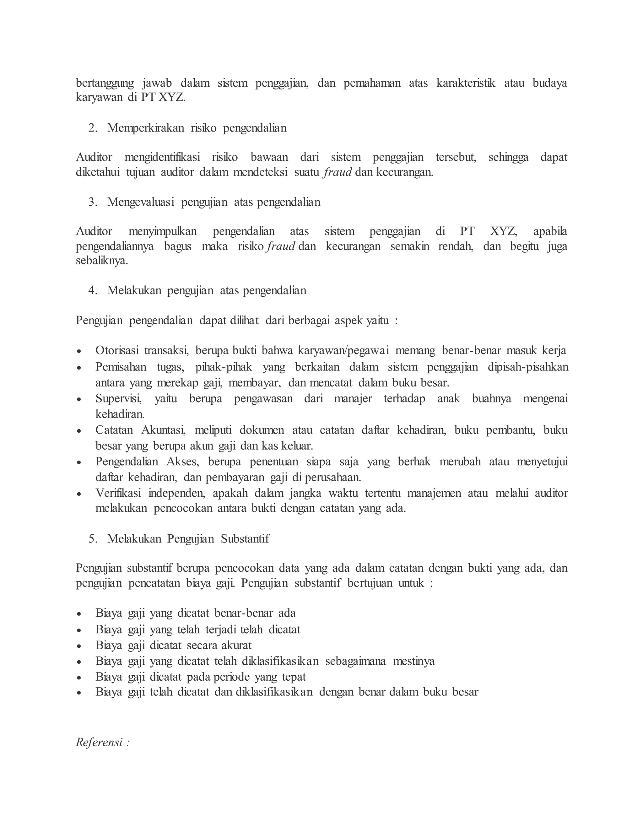 Siklus proses bisnis Review atas proses bisnis utama dalam perusahaan ...