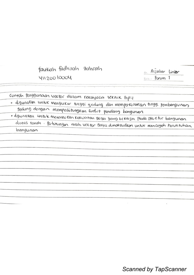 Vektor Dalam Teknik Sipil | PDF