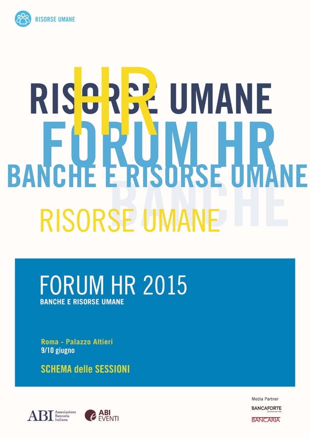 Forum abi hr 2015 schema delle sessioni | PDF
