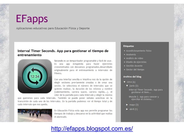 Eines TIC aplicades a l'Educació Física | PPT