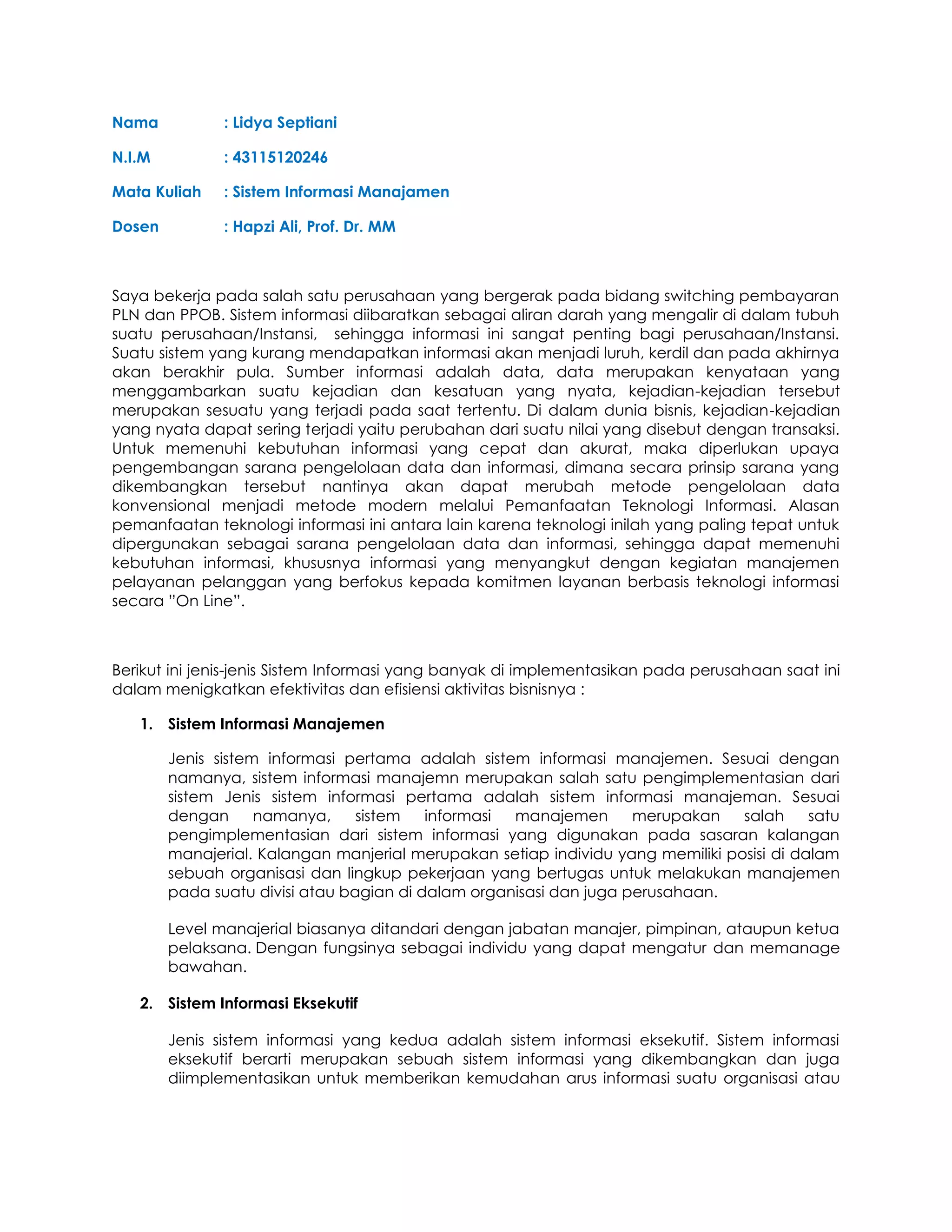 Forum dan kuis sim 2 | PDF