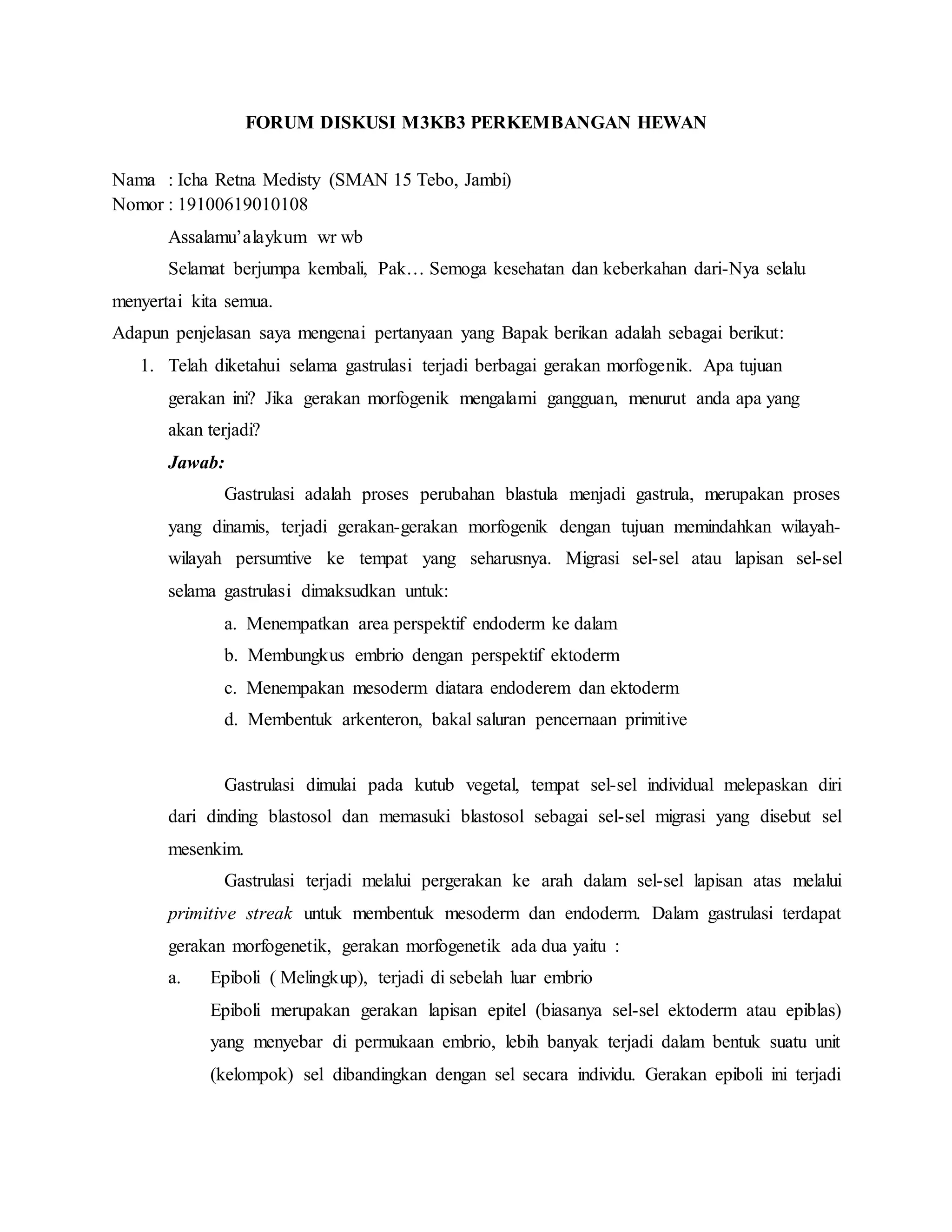 Forum diskusi m3 kb3 | PDF