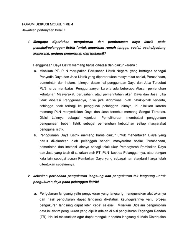 Forum diskusi modul 1 kb 4 | PDF