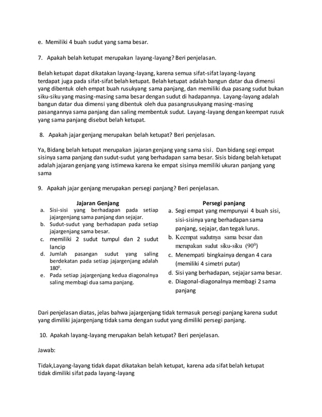 macam segi empat | PDF | Free Download