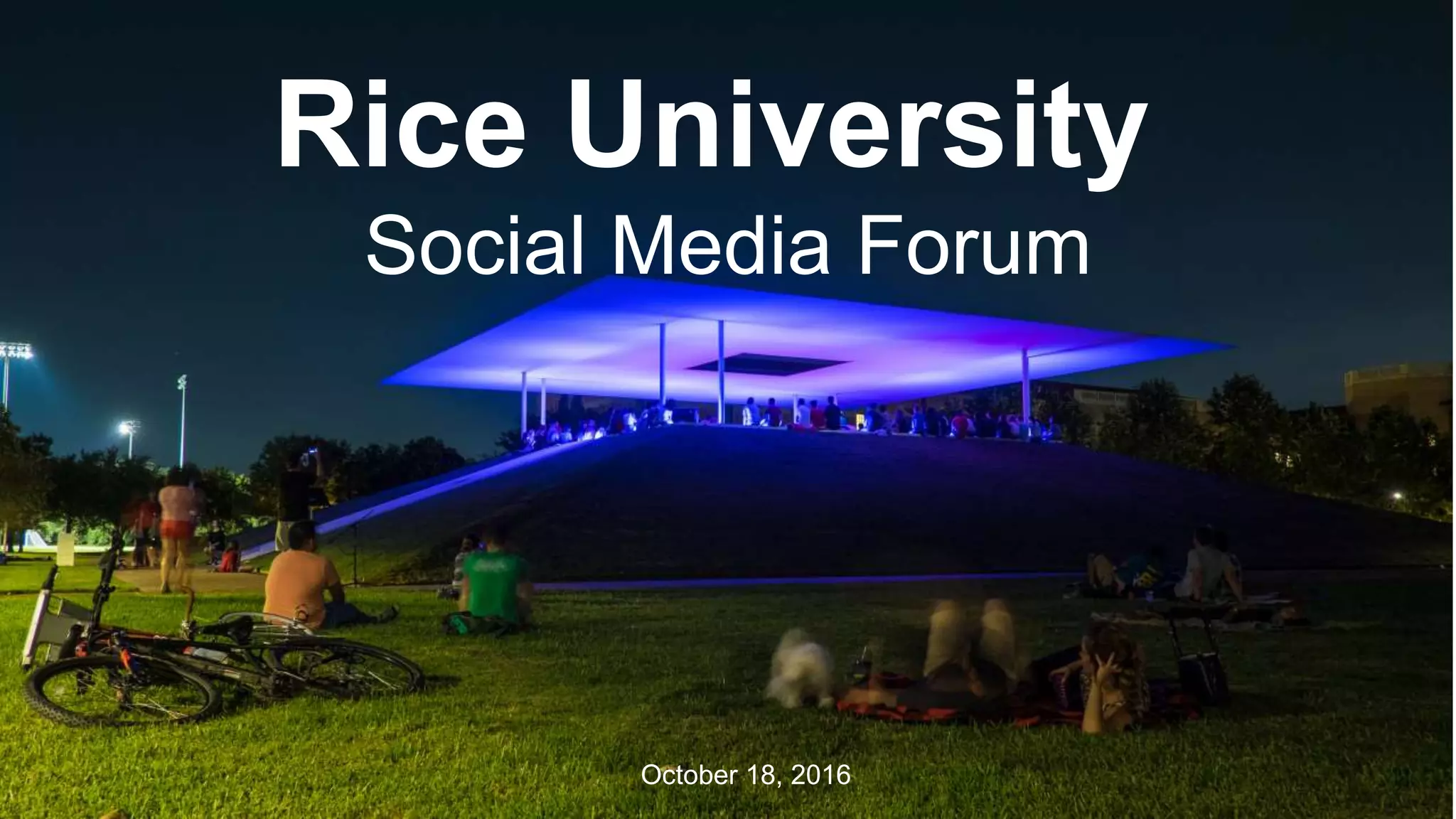 Social Media Forum | PPTX