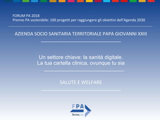 Un settore chiave: la sanità digitale | PPT
