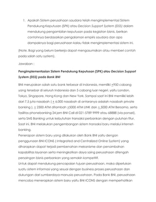 SIM, Puji Astuti, Hapzi Ali, Sistem Pendukung Keputusan ( DSS ), Universitas Mercubuana, 2016 ...