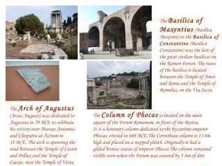 Forum romanum | PPT