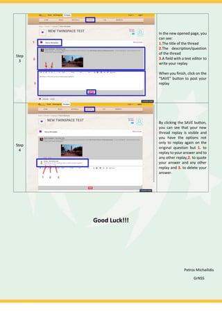 Forums and threads creation | PDF