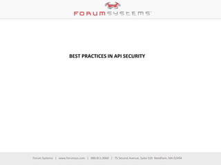 Best Practices in Deploying API Gateways | PPT