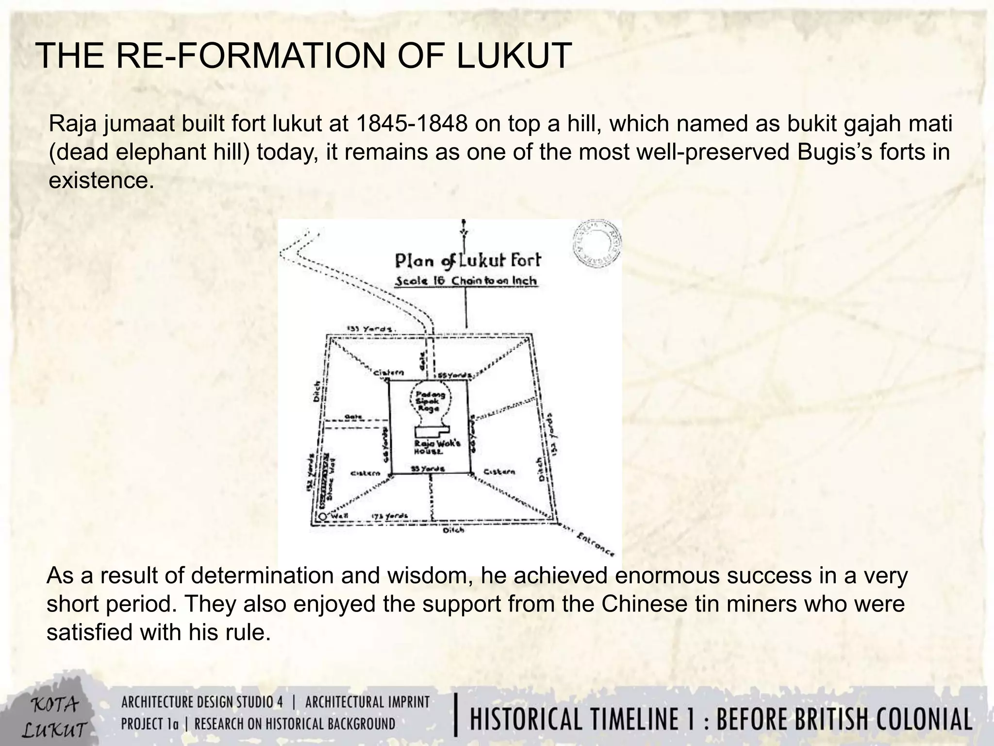 Historical Timeline of Lukut before British Colonial | PPTX