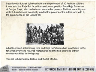 Historical Timeline of Lukut before British Colonial | PPTX