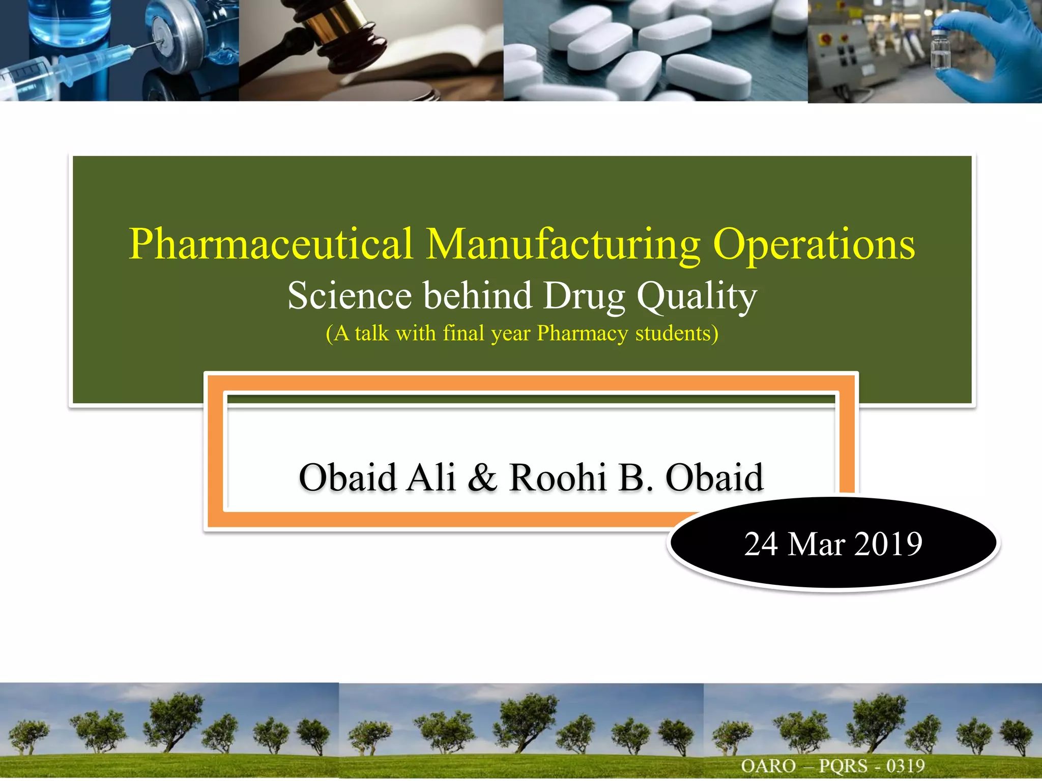 Pharmaceutical Manufacturing Operations | PDF