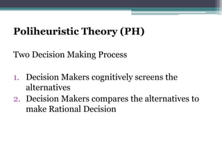 Handbook to decision making | PPTX | Politics
