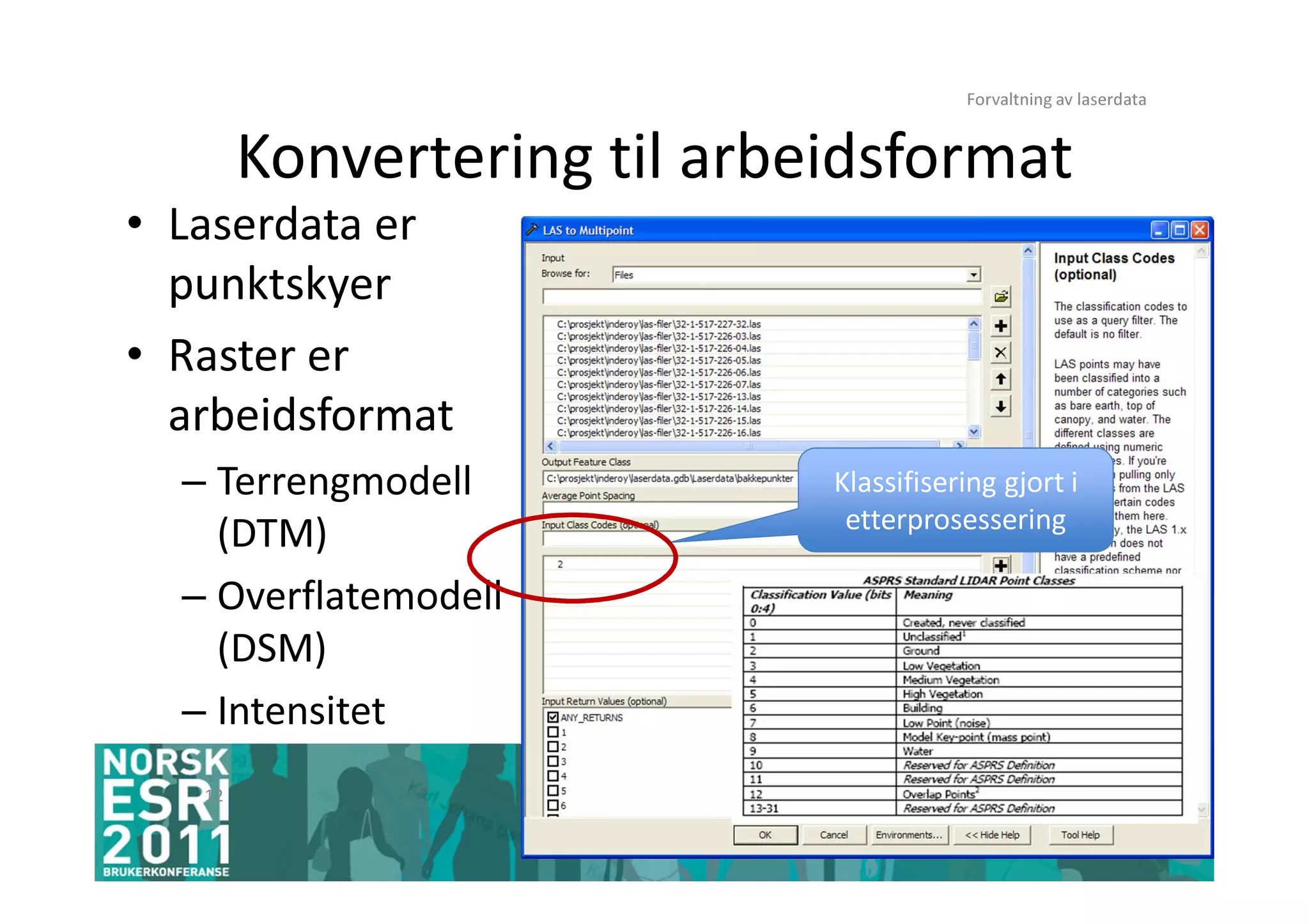BK2011 Forvaltning av laserdata | PDF