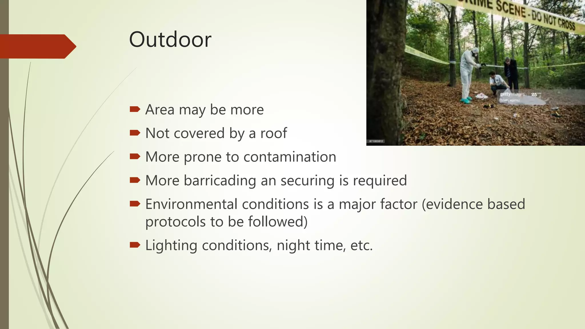 Types of Crime Scenes | PPTX
