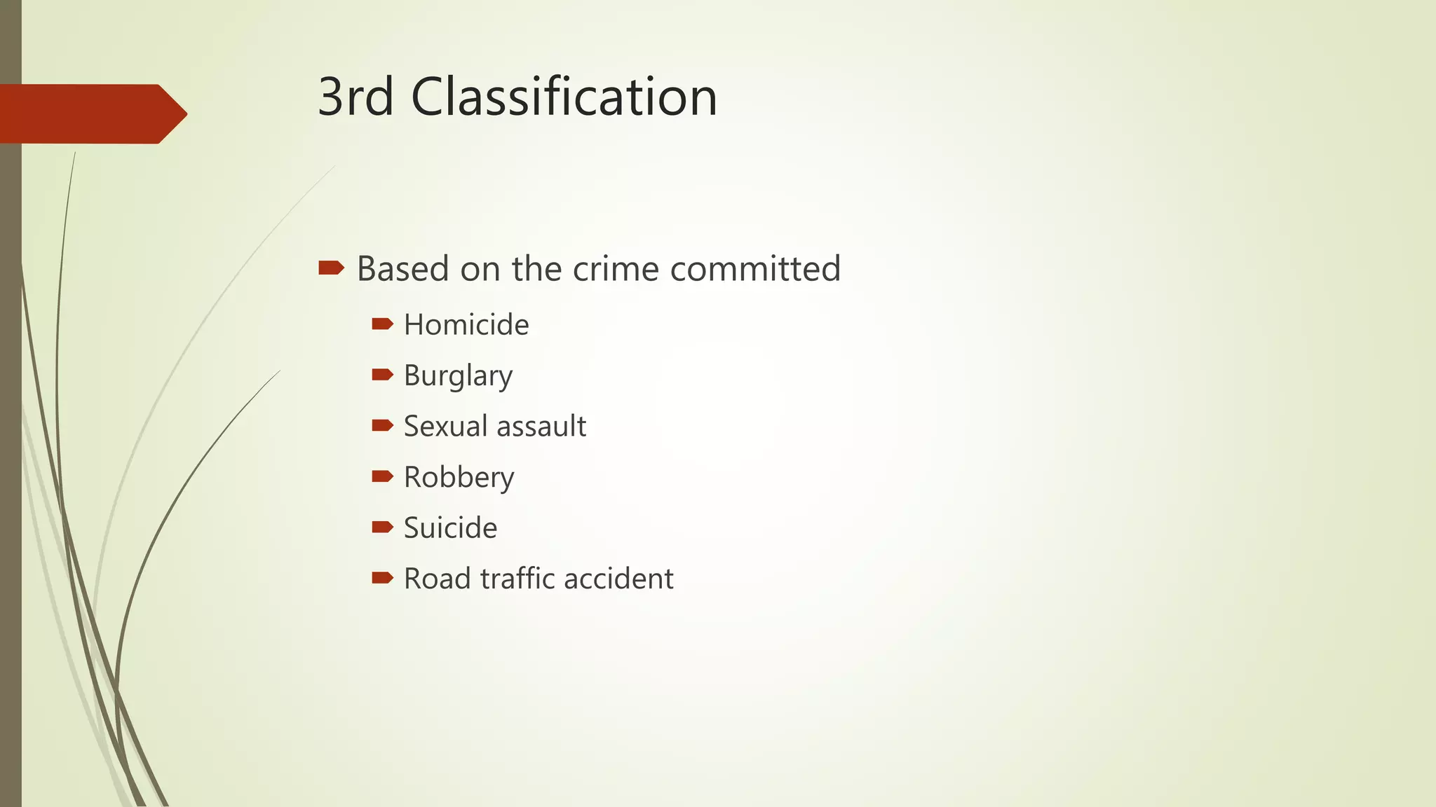 Types of Crime Scenes | PPTX