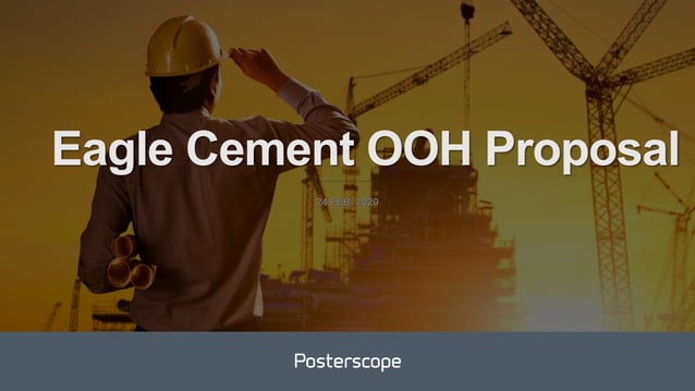 Sample Pitch OOH Proposal for Eagle Cement | PDF