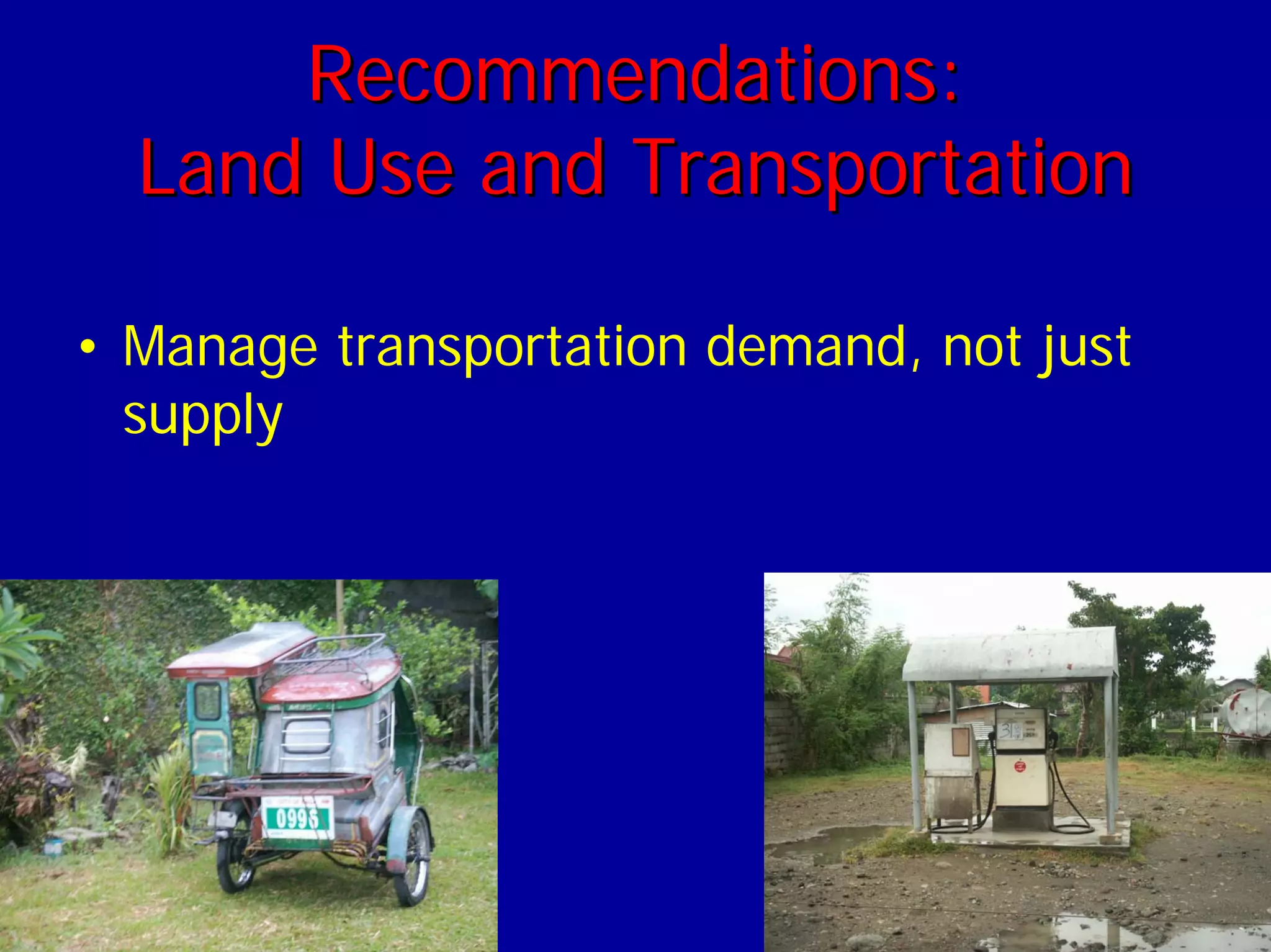 Forward Thinking: A Study In Transportation, Land Use And Urban Design ...